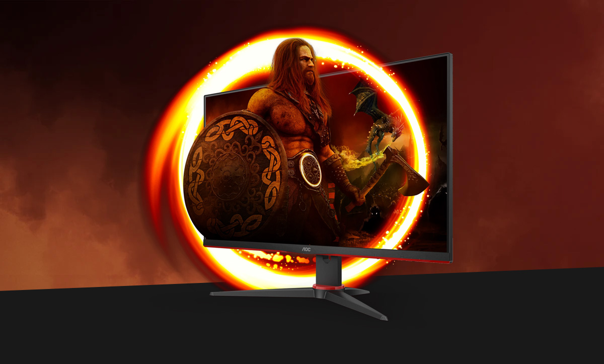 Обзор на геймерский монитор AOC 24G2AE/BK: игровой FULL HD боец с IPS ...